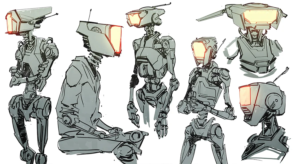 Cool Robot Drawings