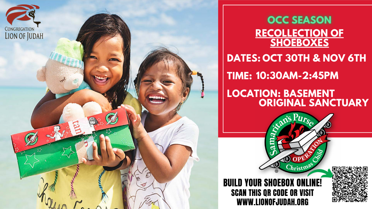 Operation Christmas Child 2022 Collection Dates