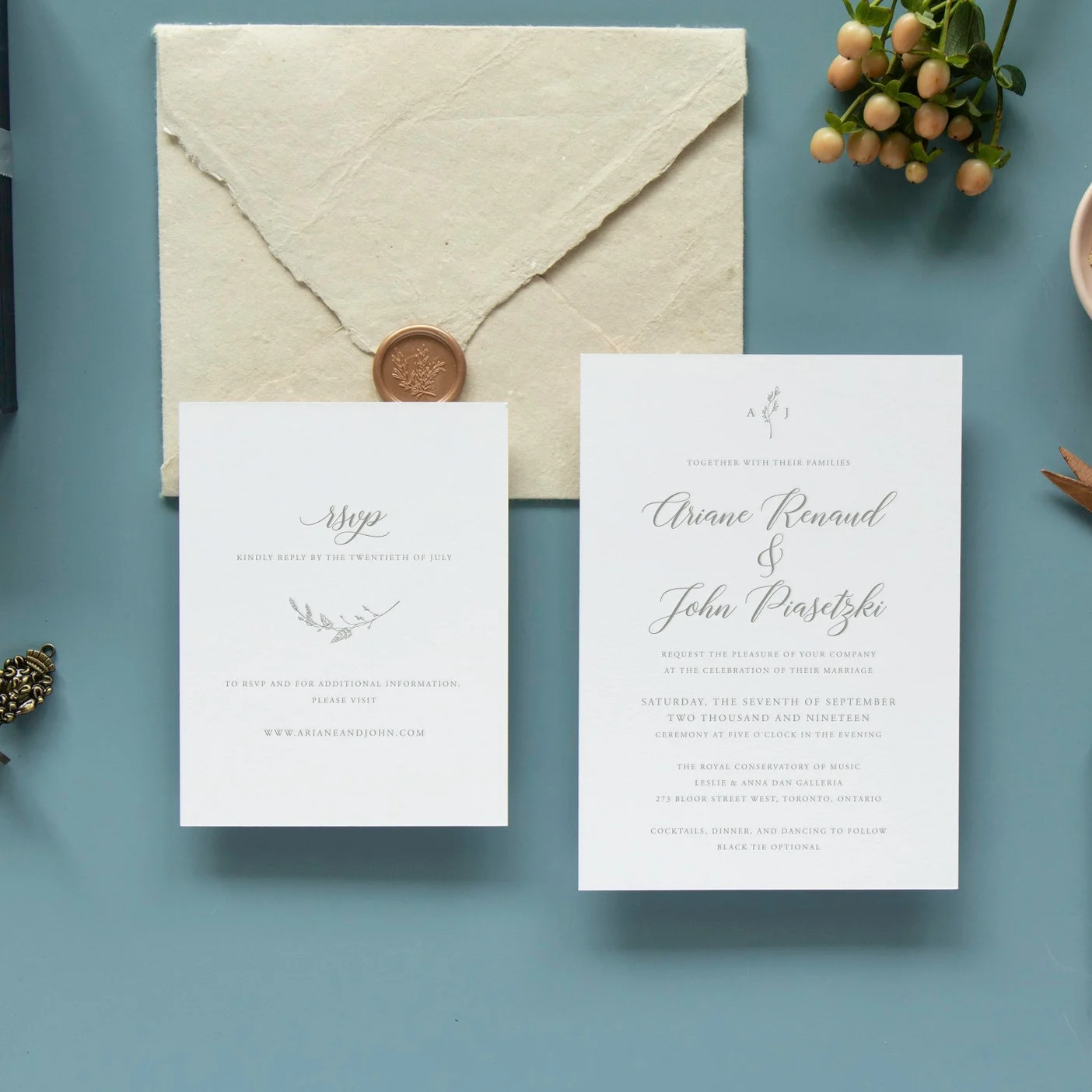 Custom Wedding Invitations — Silverplate Press, unique wedding invitations