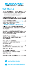 View Our Menu | Seafood in Rehoboth Beach | Bluecoast