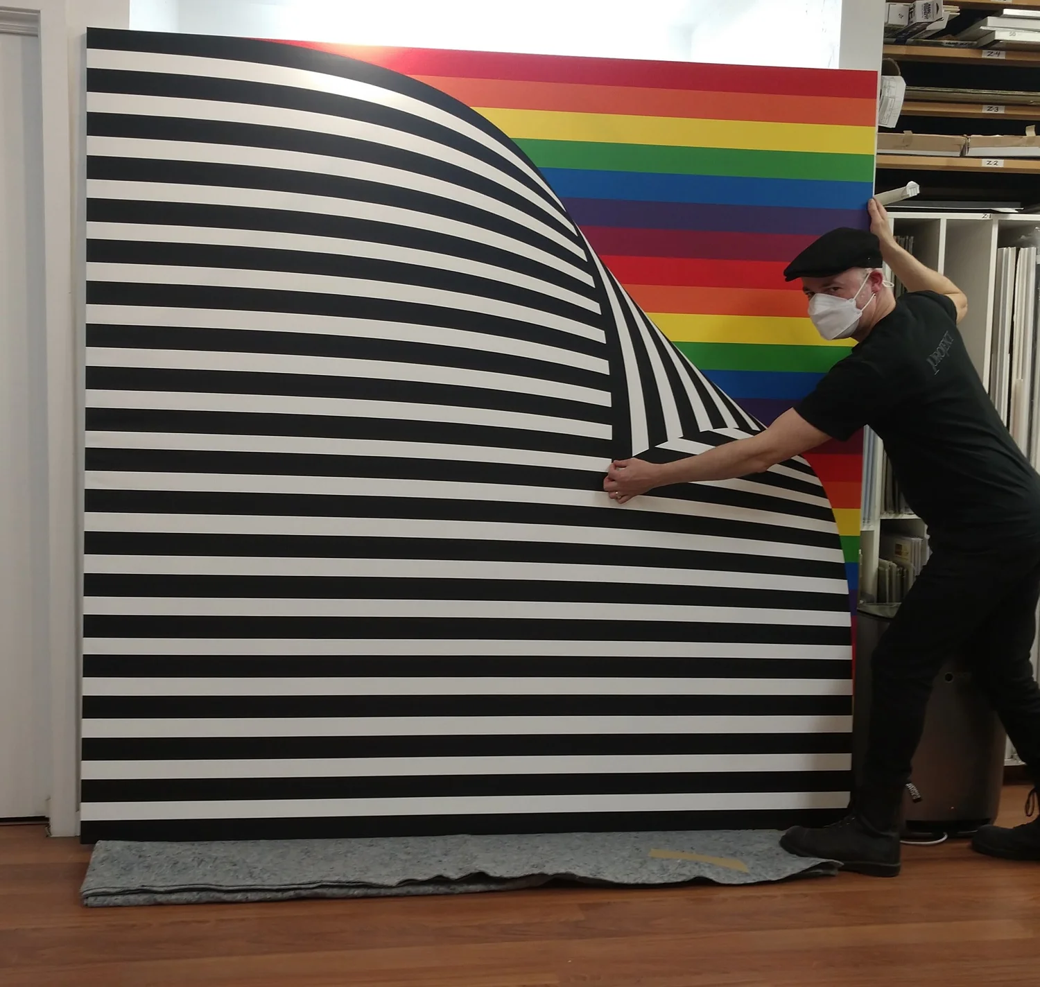 We can mount your paintings on canvas, fabric and board. Need a large ...