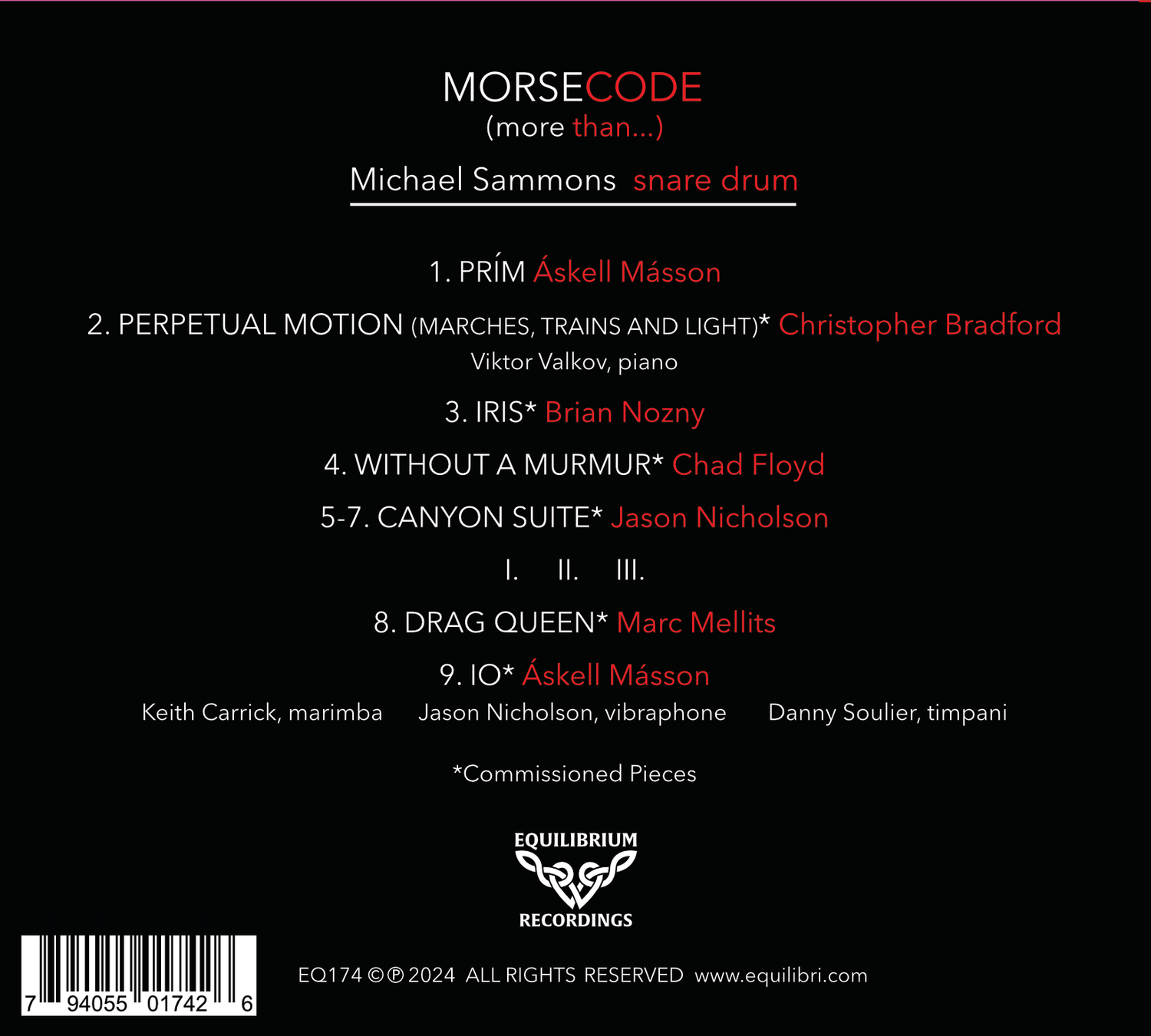 MORSE CODE - ALBUM YOUTUBE — MICHAEL SAMMONS