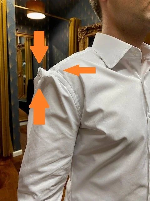 Spalla Camicia: Overhemd met geplooide schouder aanpassen - Bespoke ...