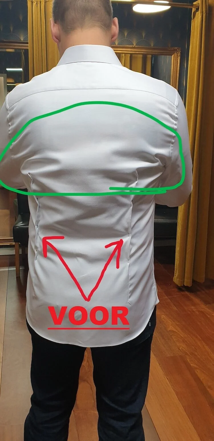 Overhemd: Mooie Pasvorm nr. 1# TIP zonder dat het strak zit - Bespoke ...