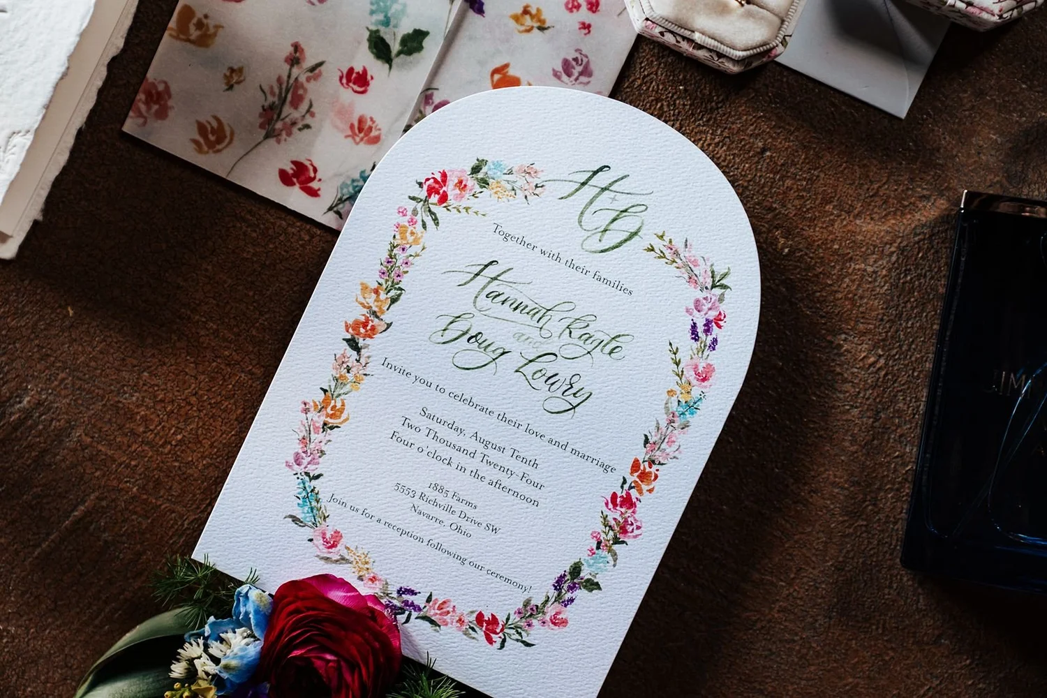 Colorful 1885 Farms Wedding