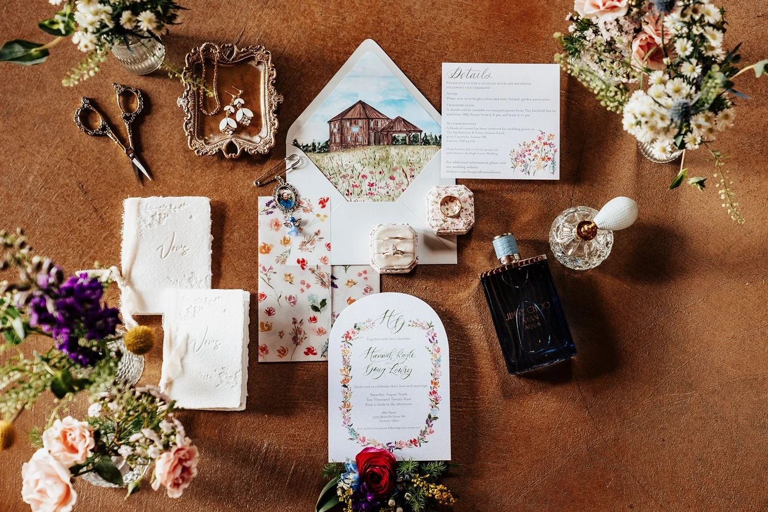 Colorful 1885 Farms Wedding