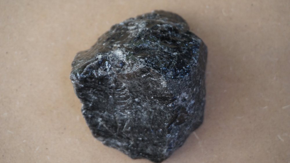 Brown Shiny Rock Sharp Edges