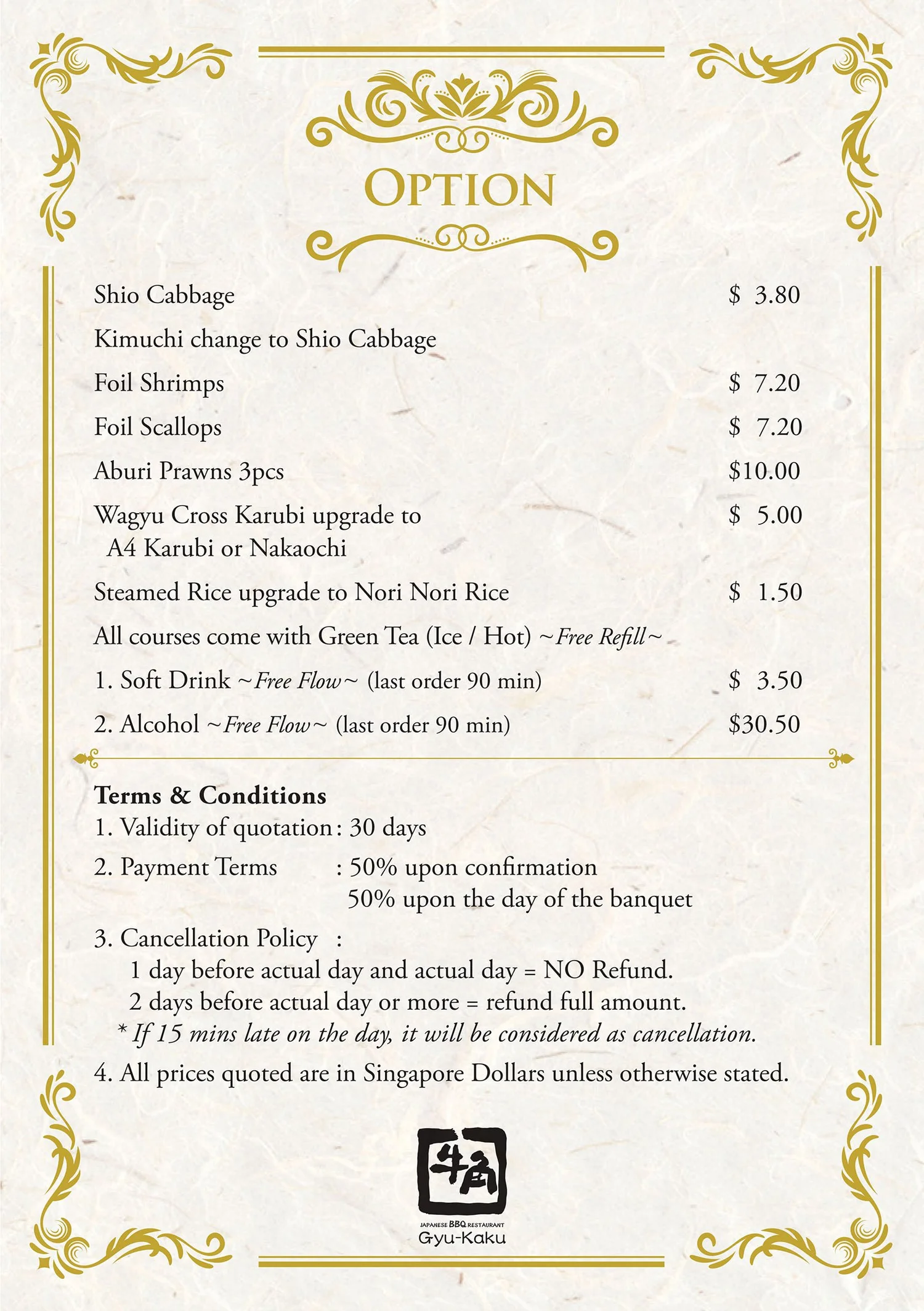 Big Group Party Menu | Perfect for Gatherings — Gyu-Kaku Singapore