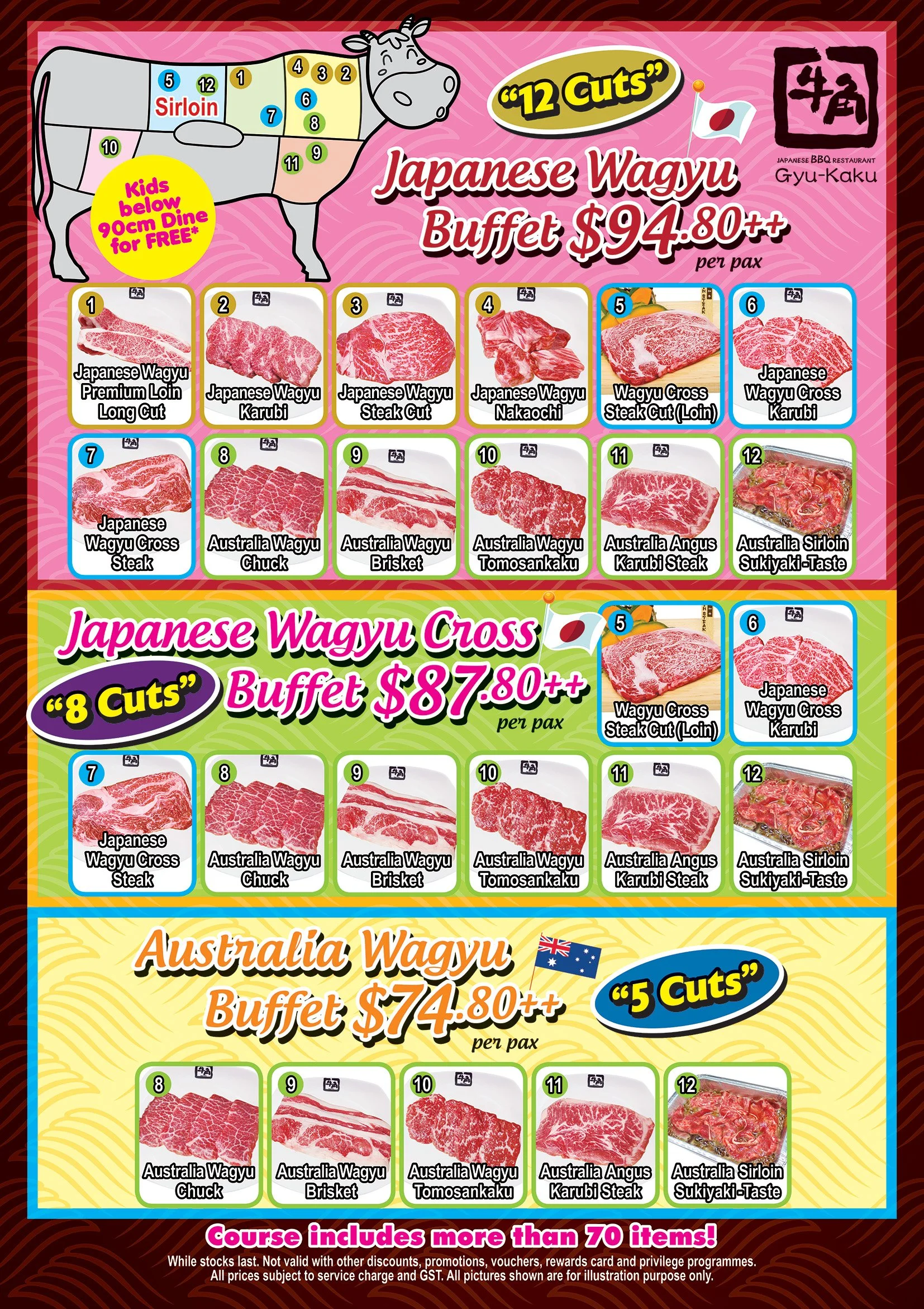 Gyu-Kaku 3 Buffet Courses. — Gyu-Kaku Singapore
