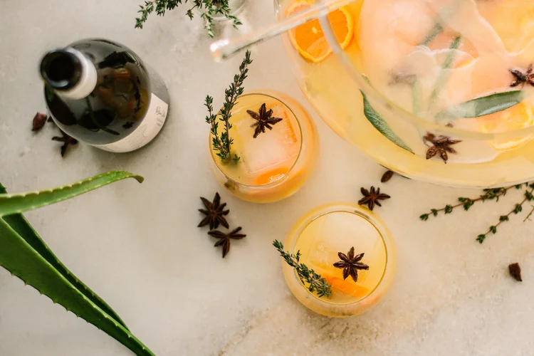 Sparkling Winter Citrus Punch