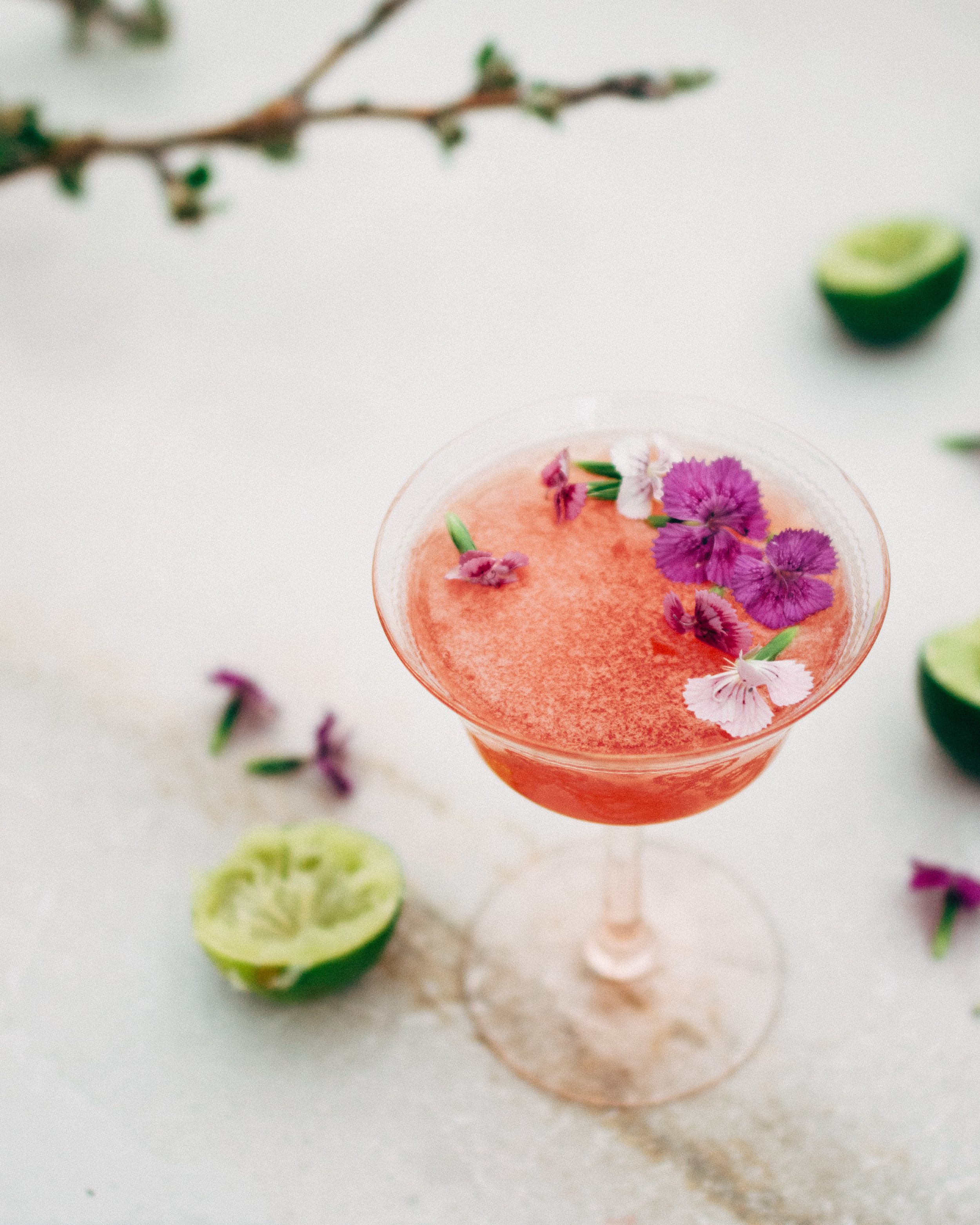 Spring Cocktail Recipe: The Petal Pusher