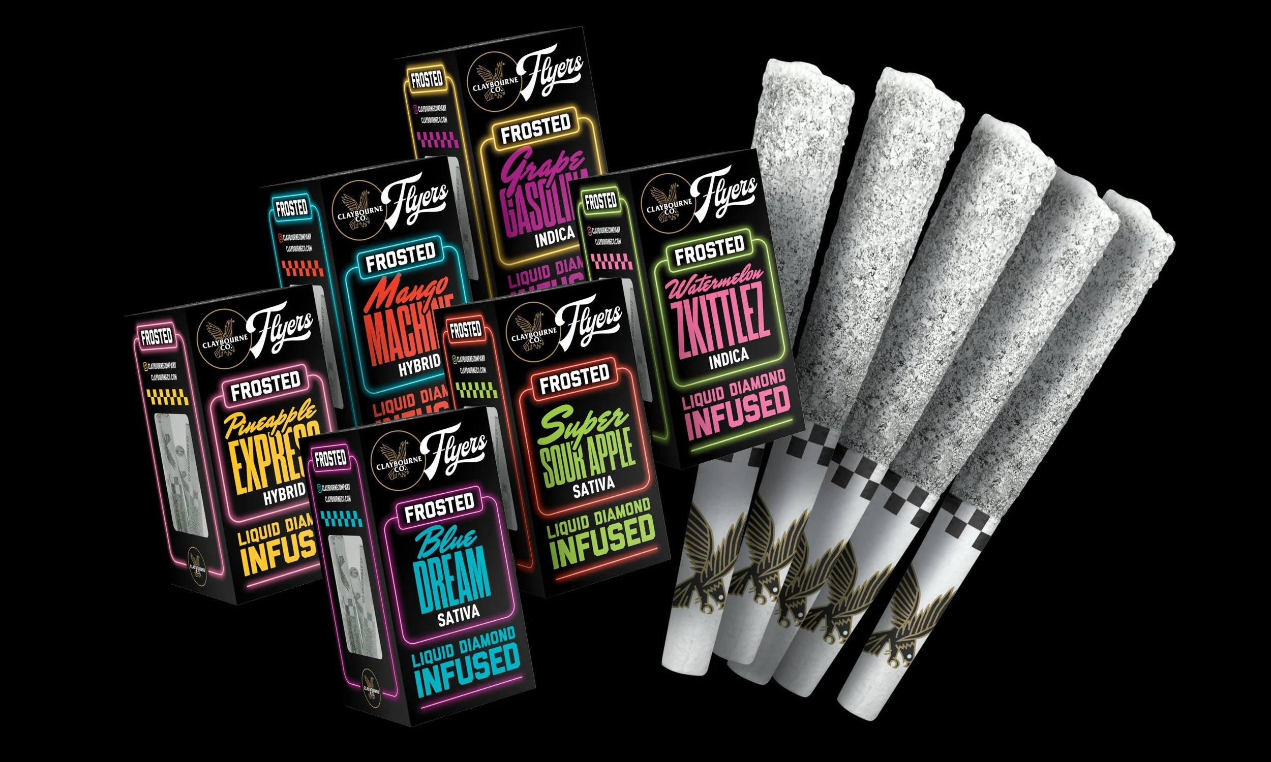 Pre Roll Near Los Angeles THCA Diamond Infused Pre Rolls Claybourne