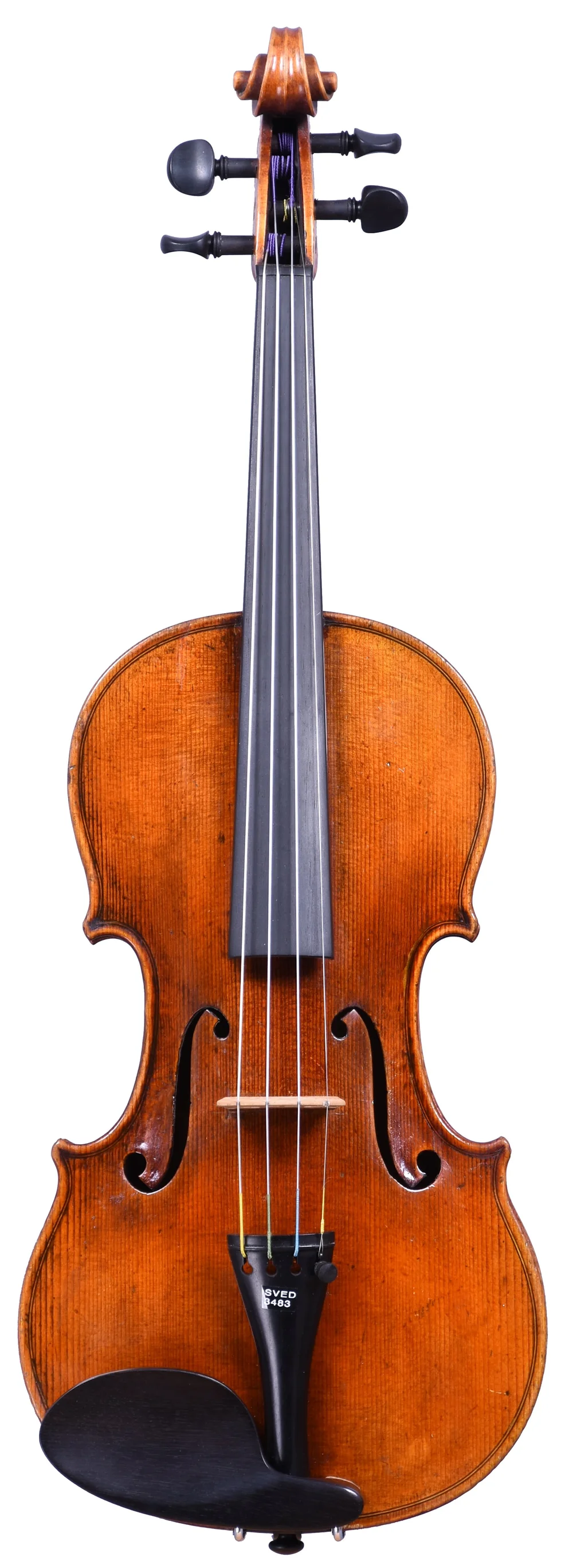 German vn labeled Strad copy 3483 — Seman Violins