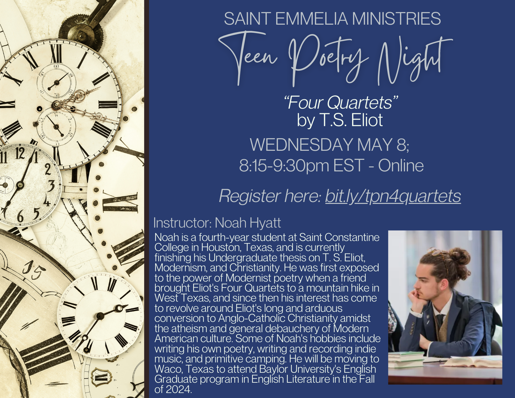 Teen Programs — Saint Emmelia Ministries