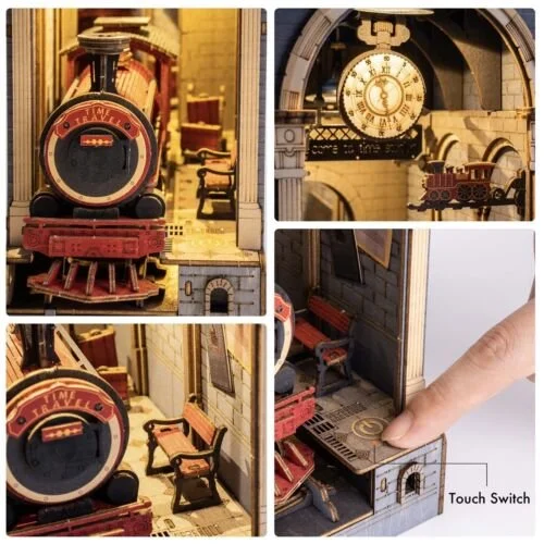 Time Travel - 3D Creative Bookend by Rolife — Handcrafted Me