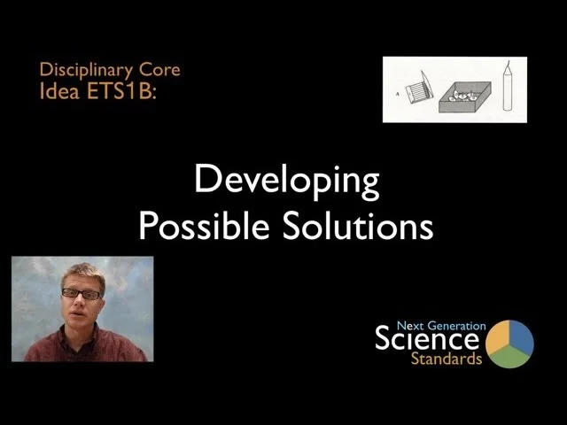 ETS1.B: Developing Possible Solutions — The Wonder of Science