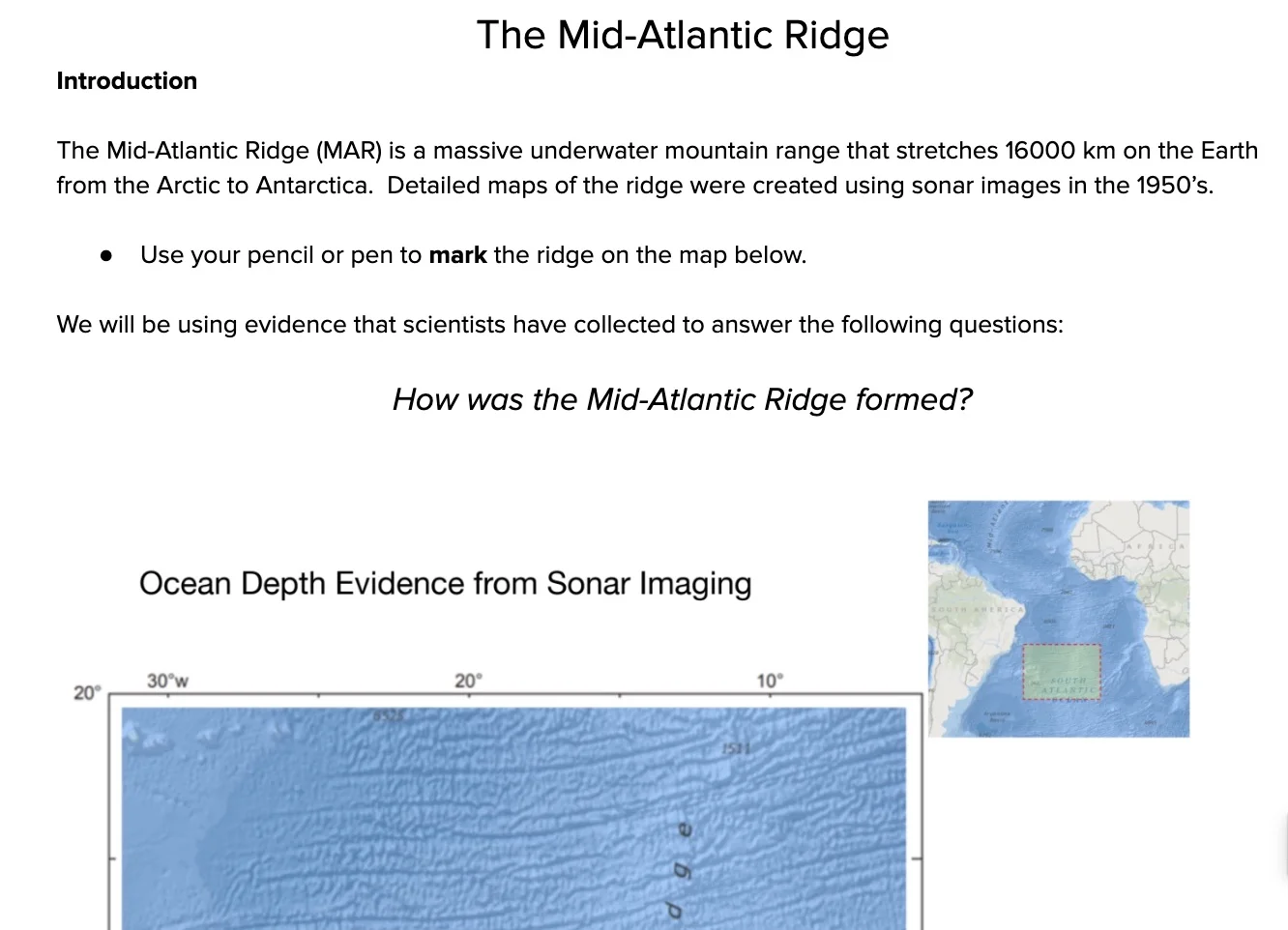 MS-ESS2-3 — The Wonder of Science