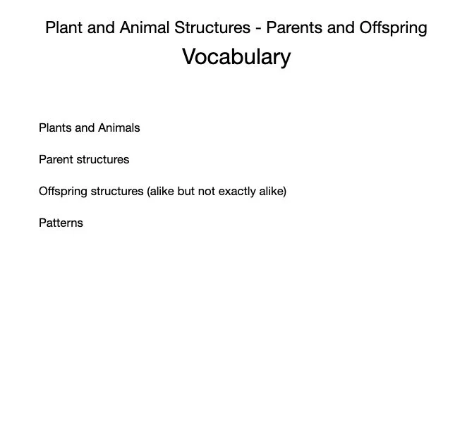 1-LS3-1 — Instructional Resources — The Wonder of Science
