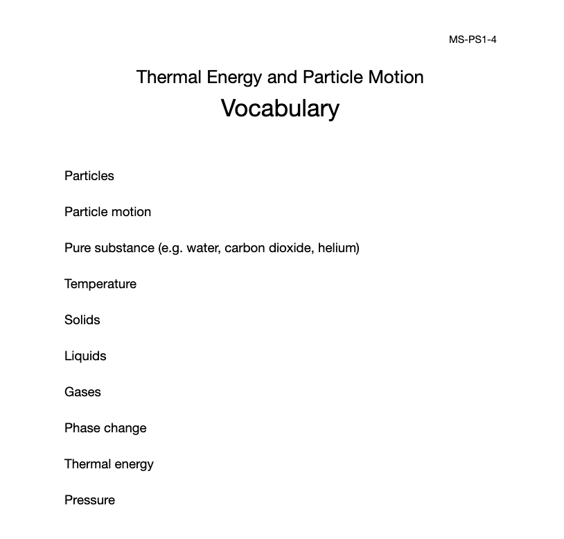 MS-PS1-4 — The Wonder of Science