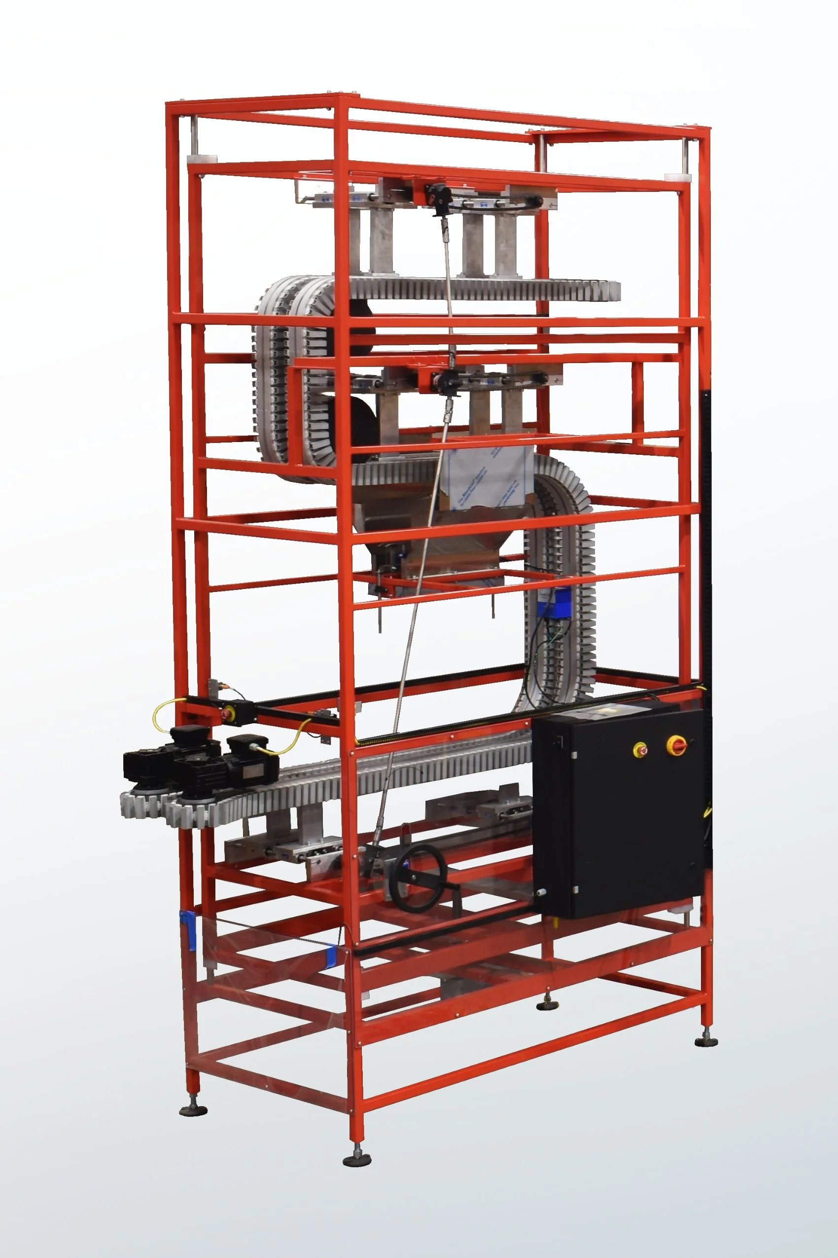 Lowerators, side-grip decline conveyors for plastic containers, glass ...