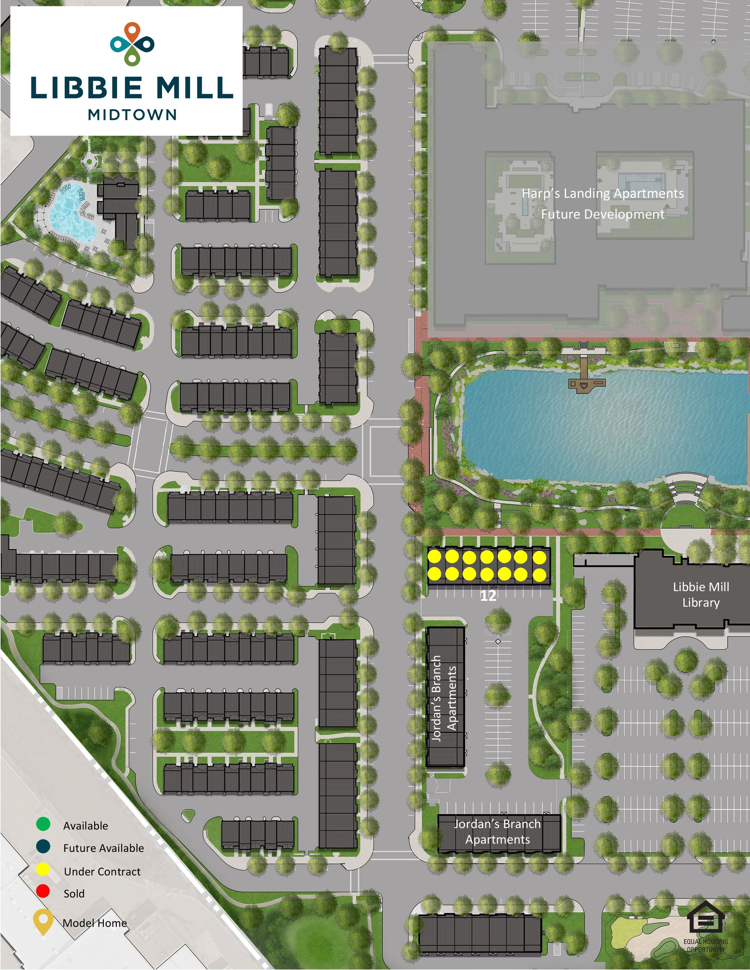 New Townhomes and Condos For Sale — Libbie Mill - Midtown