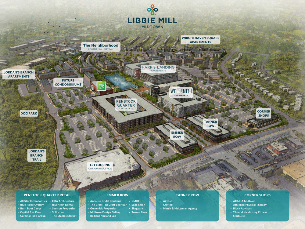 Plans announced for Wrighthaven Square Apartments — Libbie Mill Midtown