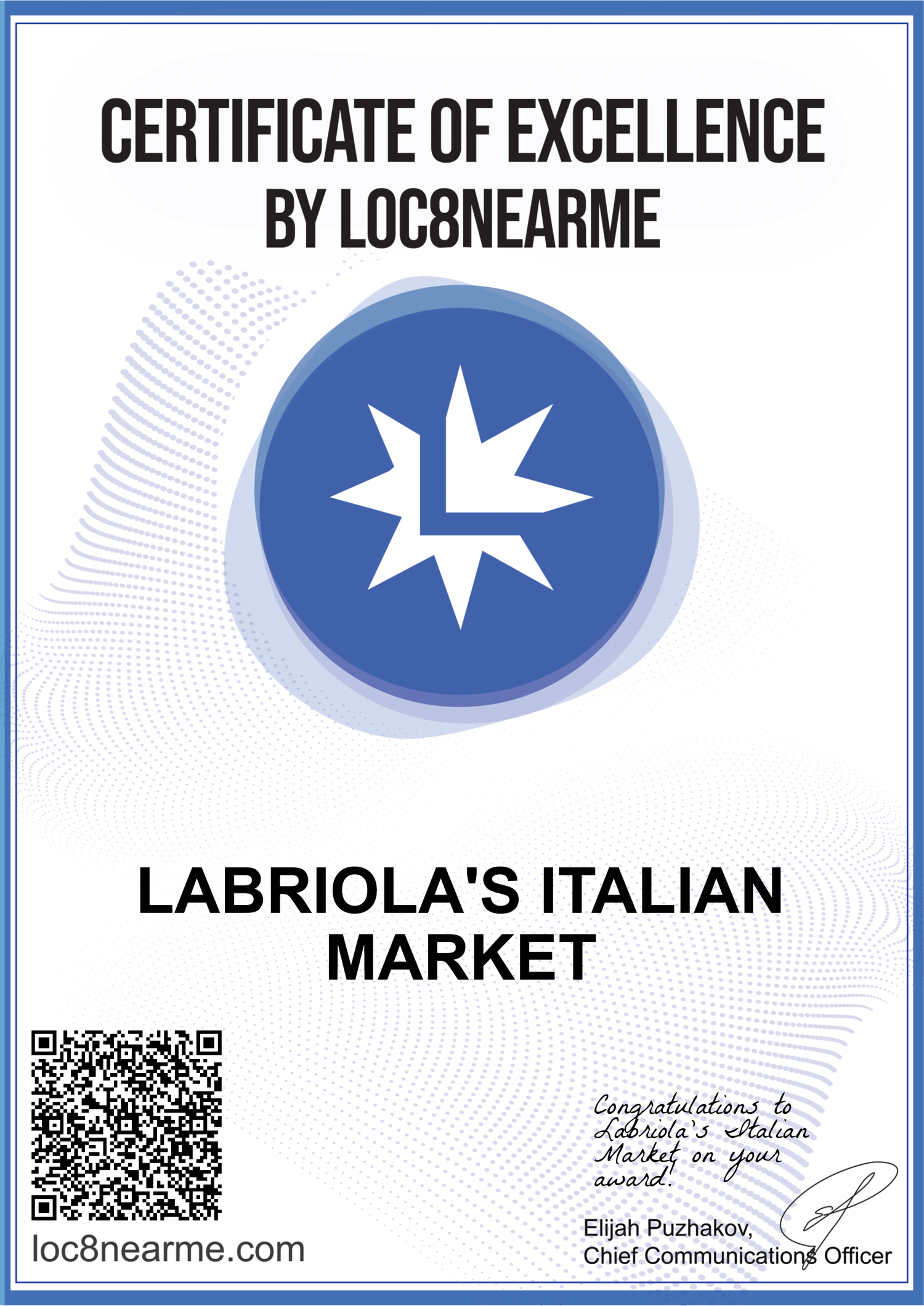 Leonard Labriola's Italian Markets Italian Market