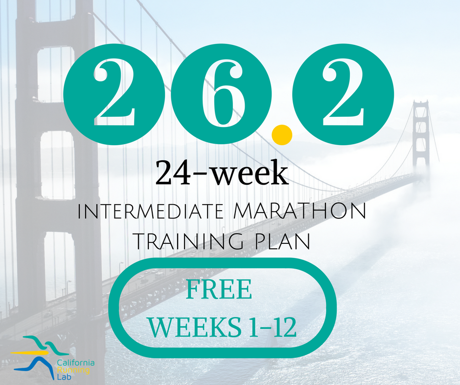 Intermediate Marathon Plan: FREE preview, weeks 1-12 — California ...