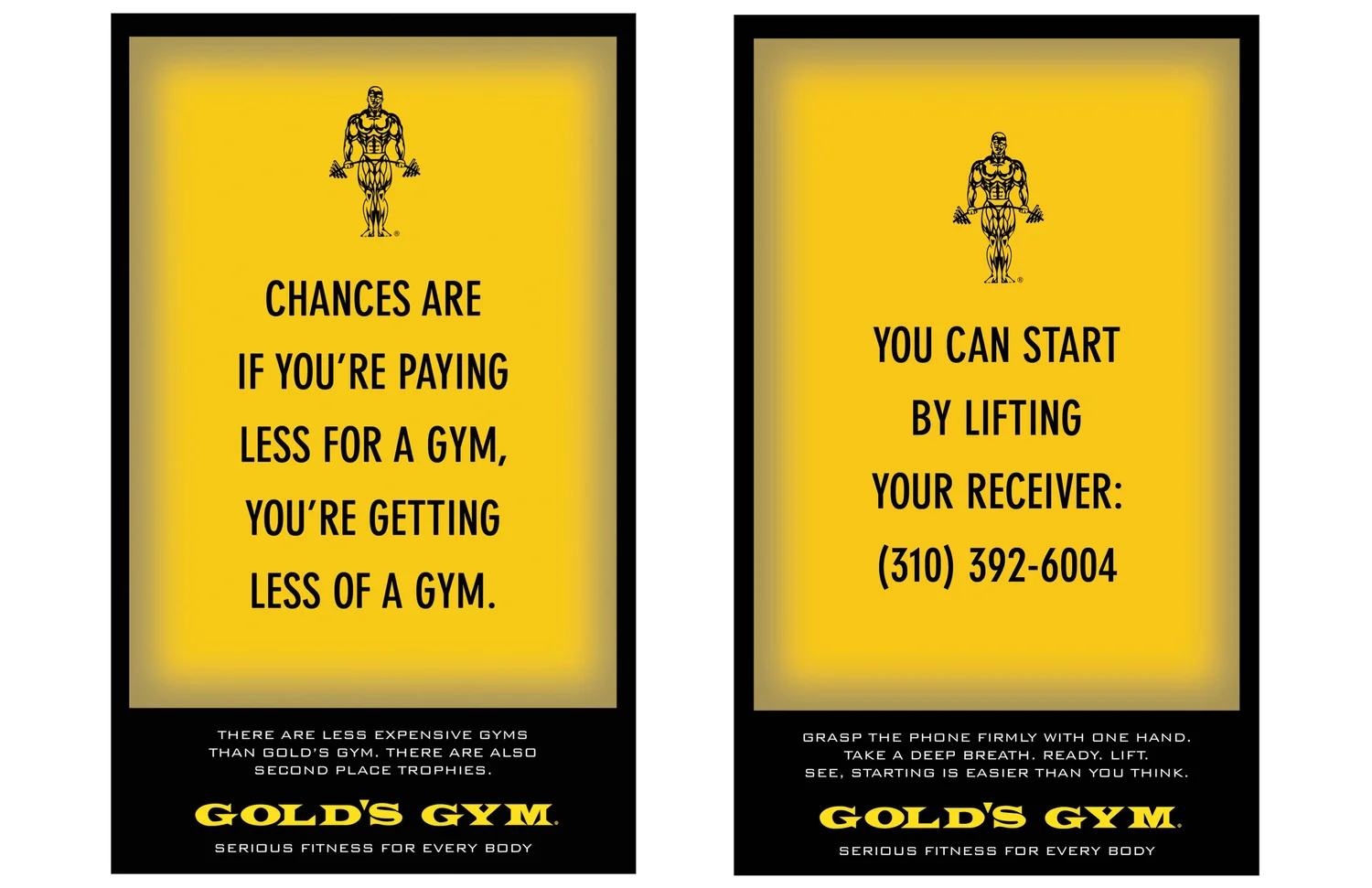 Gold's Gym — Copywriter and Creative Director