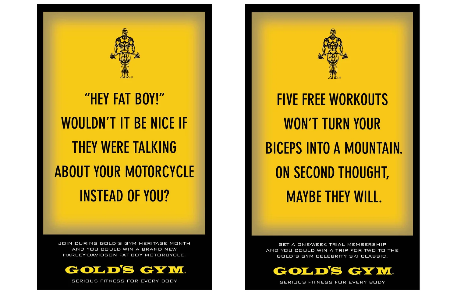 Gold's Gym — Copywriter and Creative Director