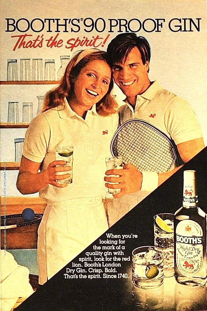 Vintage Ad Archive: Anyone For Tennis? | Alcohol Professor