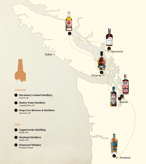 The Northwest Whiskey Trail: the Spirit of NW Single Malts | Alcohol ...