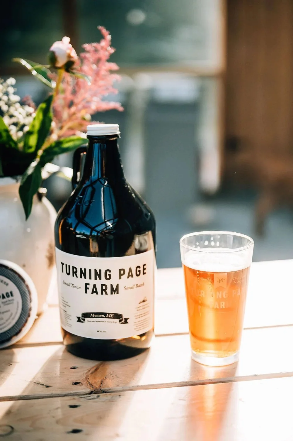 Food & Beer in Monson, ME 04464 — Turning Page Farm Brewery