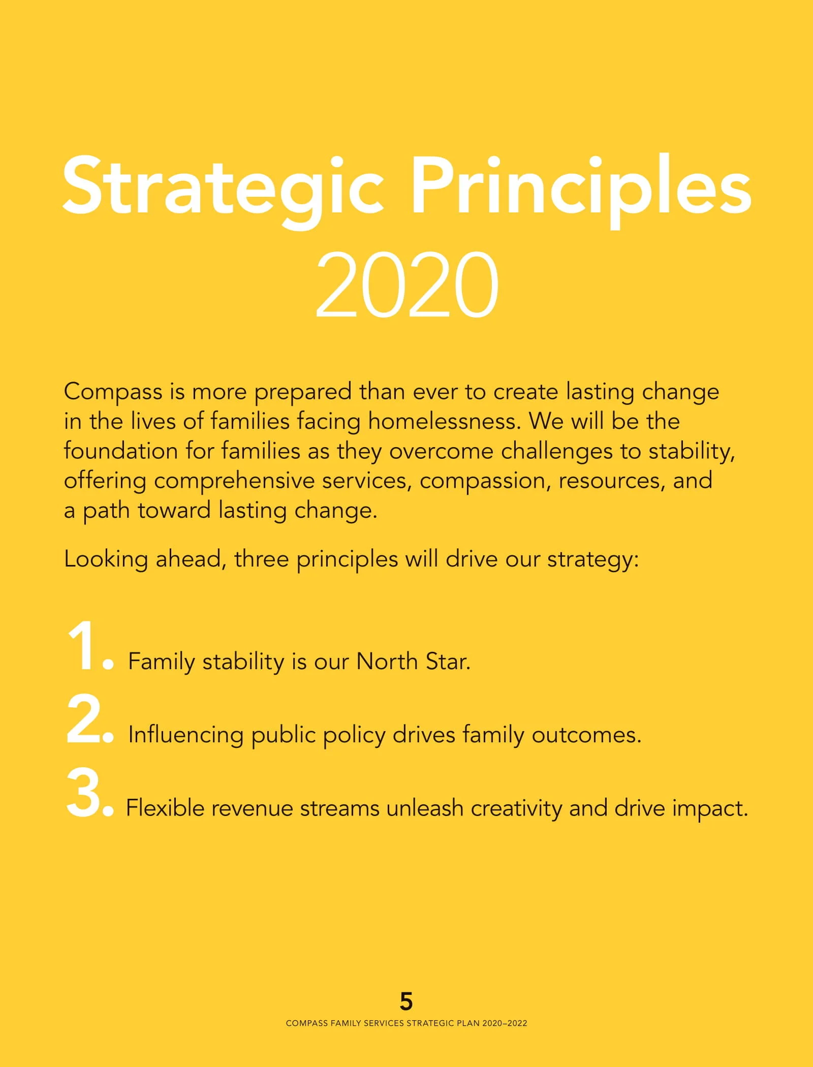 Our Strategic Plan — Compass Family Services