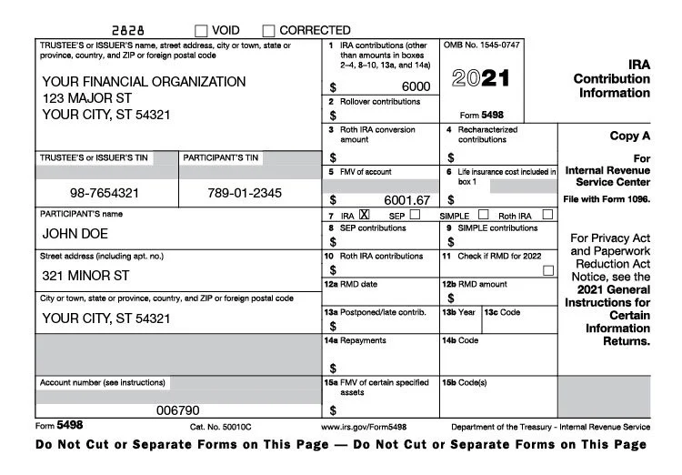 IRA Reporting Corrections One Two Or Three Forms Ascensus IRA Reporting Corrections One Two Or Three Forms Ascensus