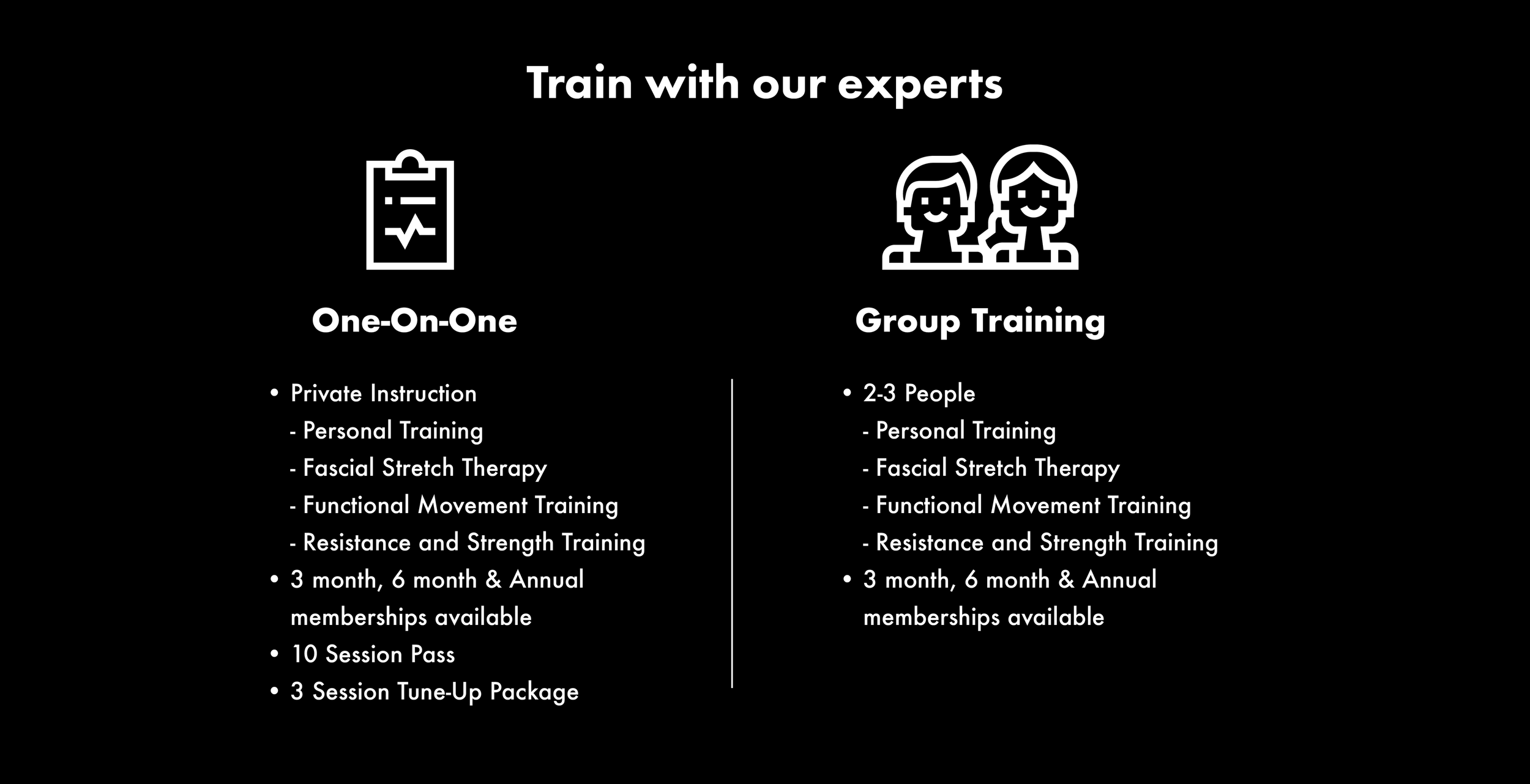 Memberships — Just Move Fitness