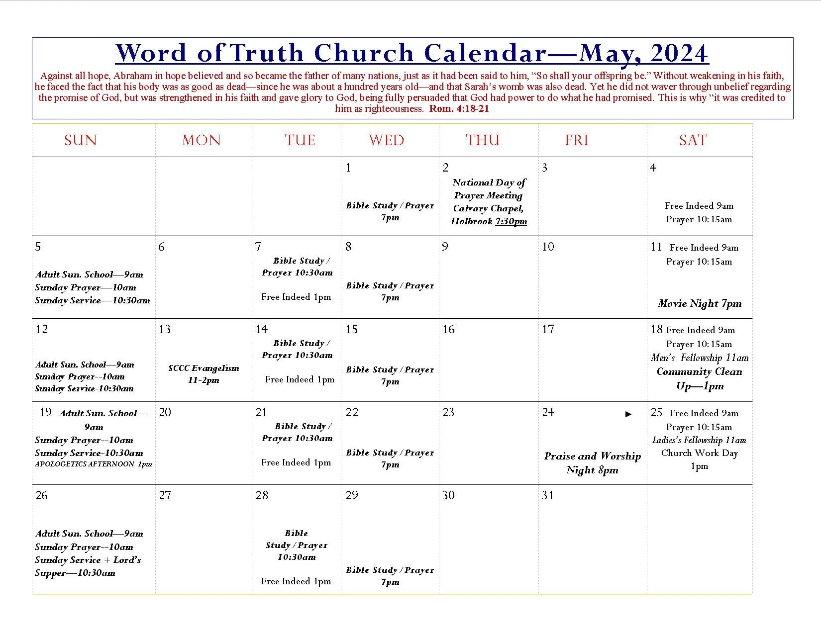 Word of Truth Church