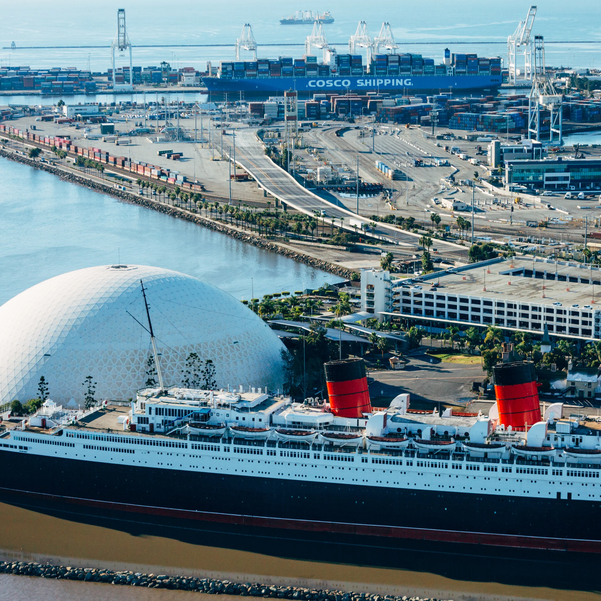 Long Live the Queen Mary Helicopter Tour from John Wayne Airport ...