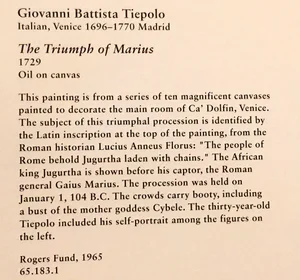 The Triumph of Marius 馬呂斯的勝利 — Jennifer's World