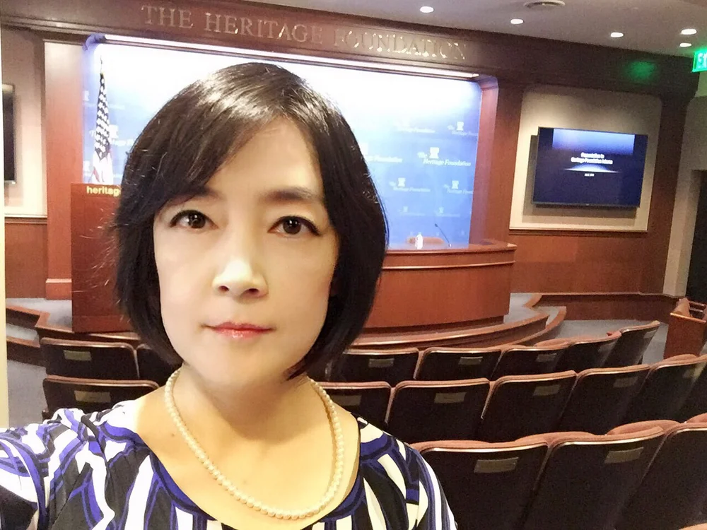 Giving A Speech At Heritage Foundation 在美國傳統基金會演講 — Jennifer's World