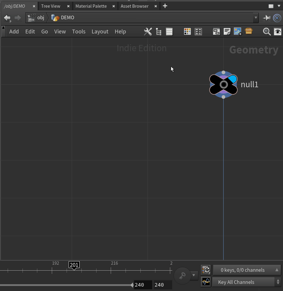 Houdini HDA Tool walk Network View with Hotkeys — Richard C Thomas