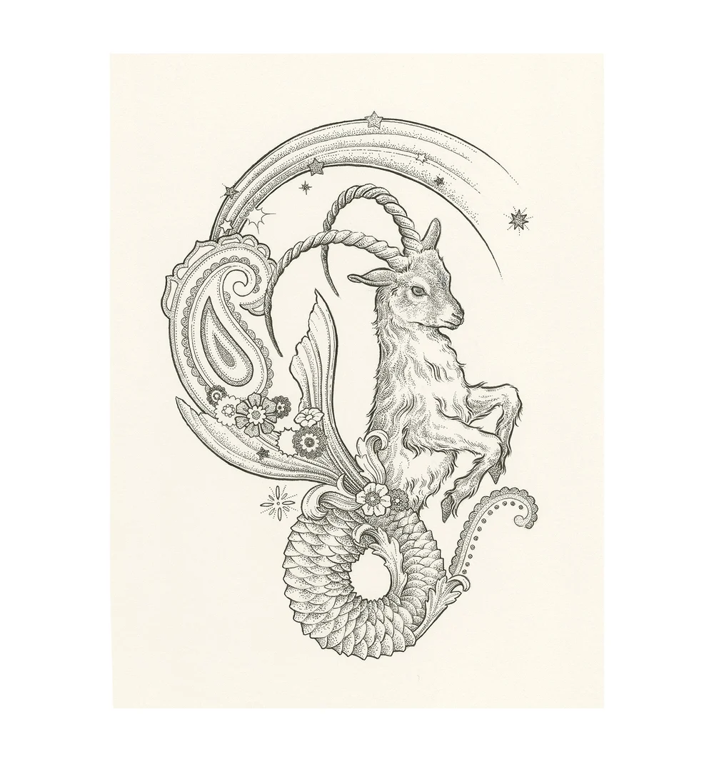 Capricorn Drawing