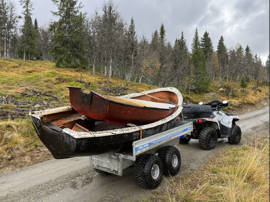 Stadig flere fjellområder tømmes for båtvrak! — Fjellstyrene i Norge