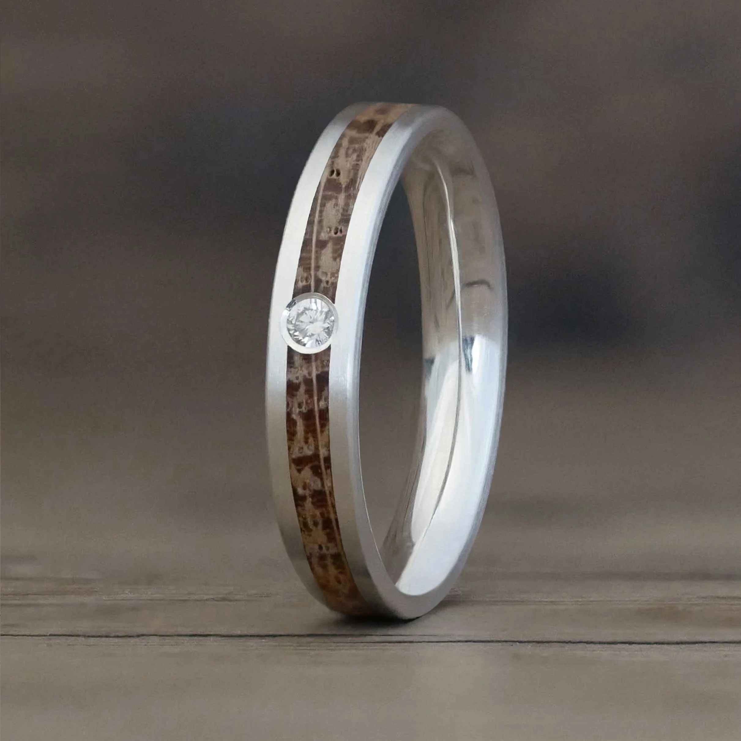 Rings Wood Metal — Shiruba Tree Wooden Rings Uk