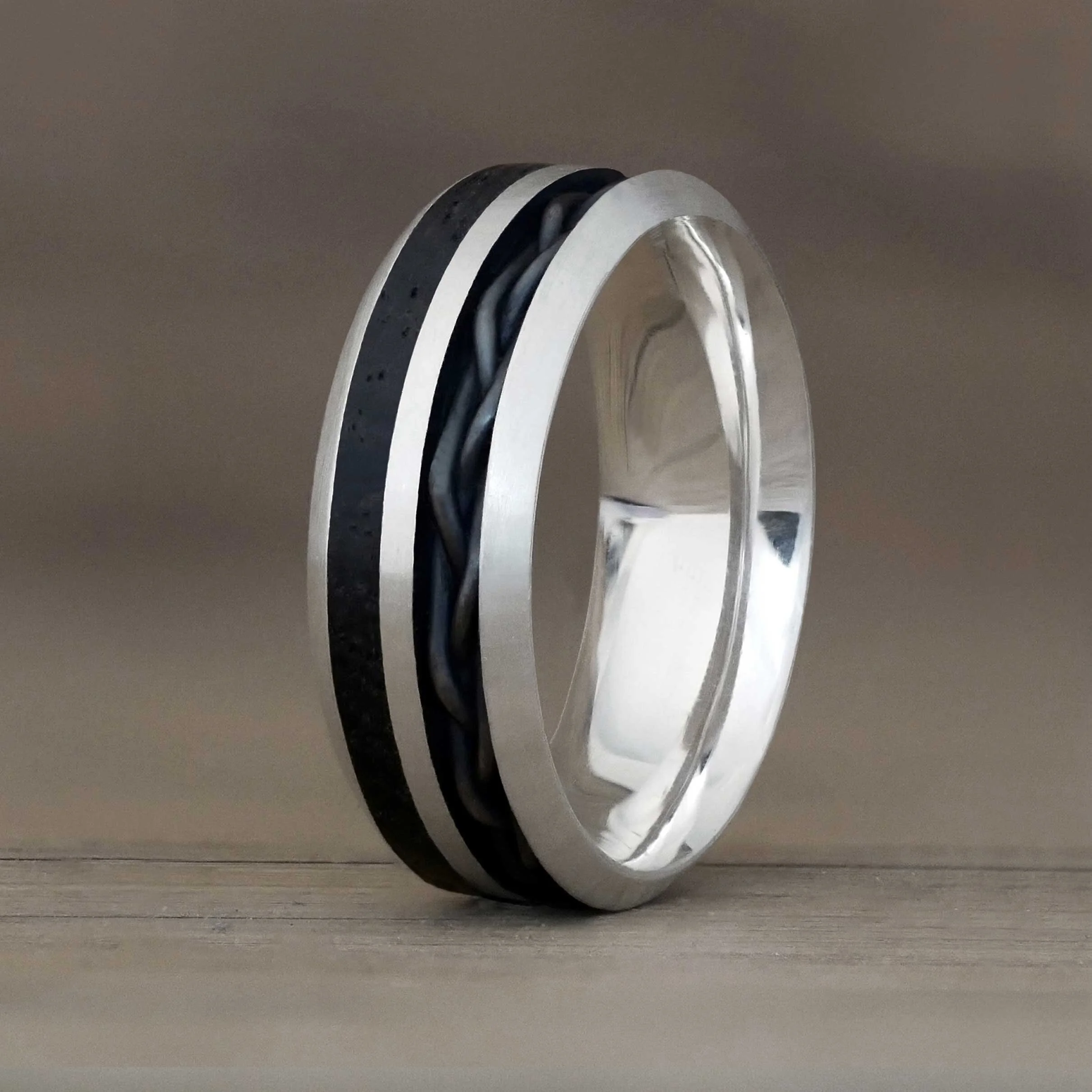 Rings Wood Metal — Shiruba Tree Wooden Rings Uk