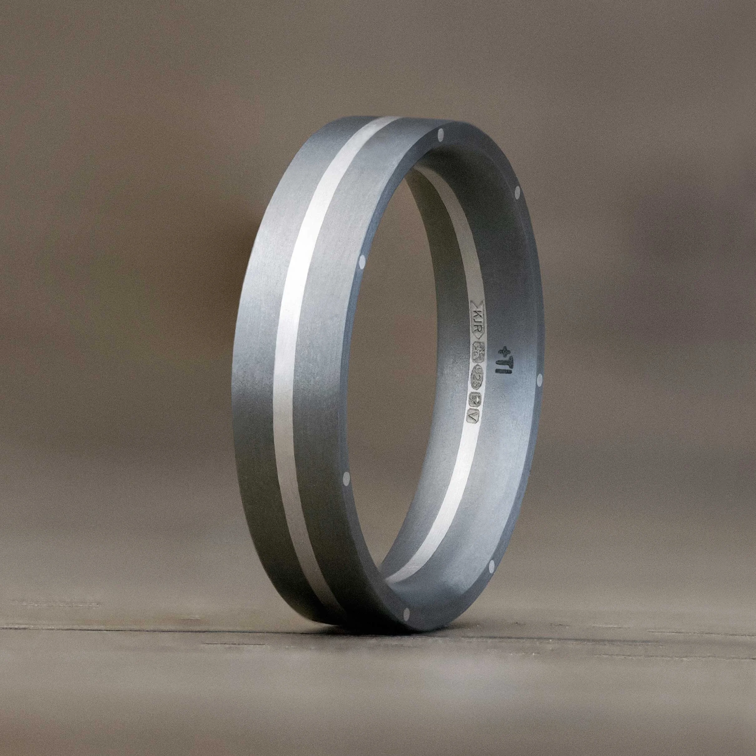 Classic Wood Metal Ring — Shiruba Tree Wooden Rings Uk