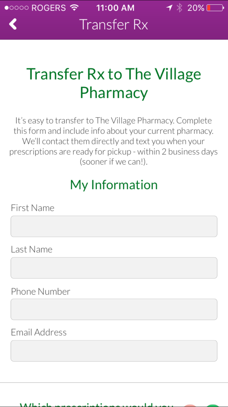 The Village Pharmacy App - New Rx | Refills | Transfer — Get PrEP
