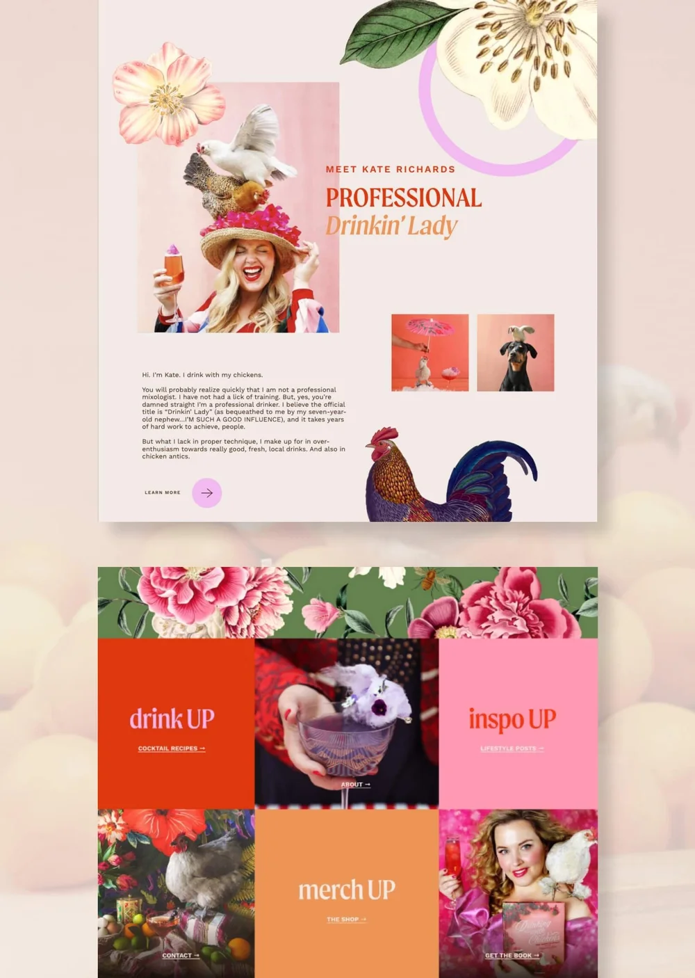 Squarespace makeover: Basic blog to a multi-layered branded online ...