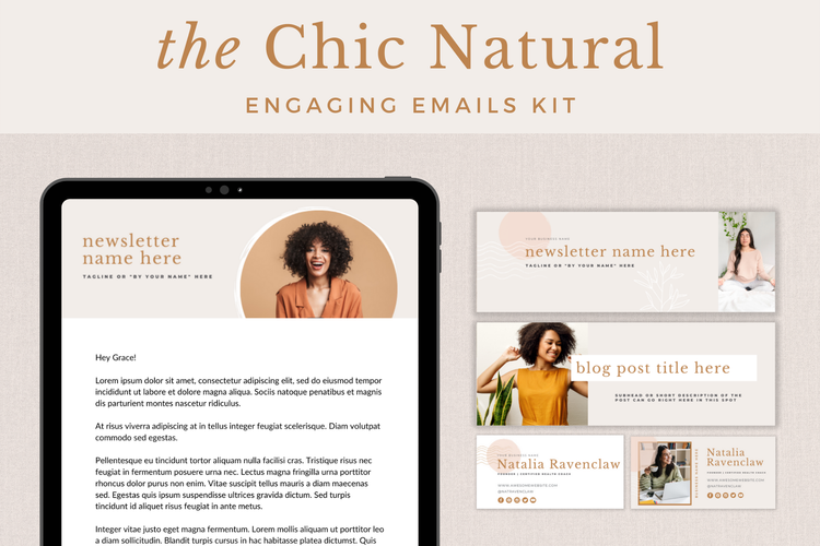 Email header canva templates for online health & wellness coaches ...