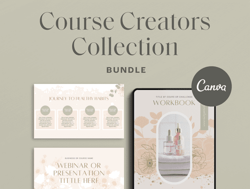 Presale | Course Creators Collection Bundle: The Bold Minimalist Collection — Brand Spanking You